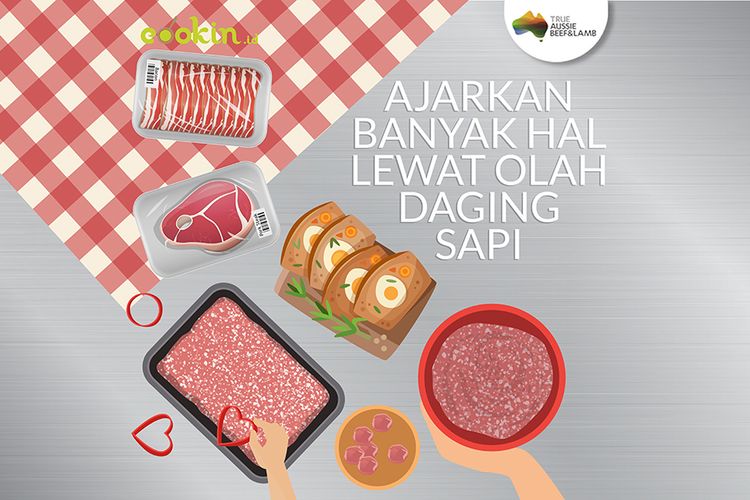 Yuk, Ajak Si Kecil Olah Daging Sapi Di Dapur, Ini Keuntungannya