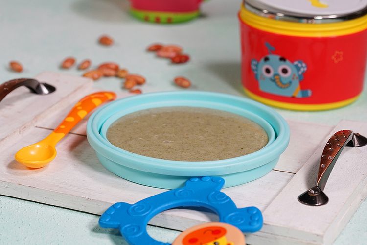 Resep MPASI: Nasi Tim Saring, Gizinya Lengkap dan Dijamin Enak - Kanya.ID