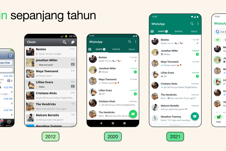 Whatsapp Ubah Desain, jadi Lebih Simple, Fresh dan Approachable